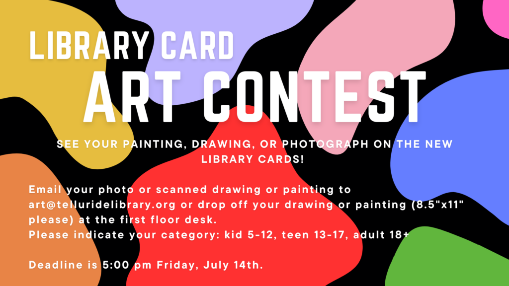 Library Card Art Contest / Concurso de arte de tarjeta de biblioteca ...
